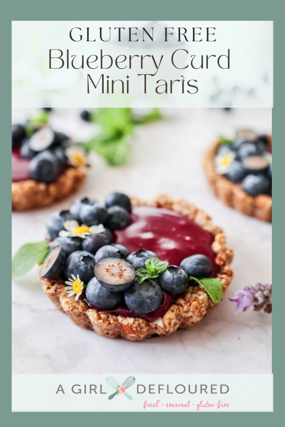 Blueberry Curd Mini Tarts: A Delightful Gluten Free Dessert Recipe - A ...