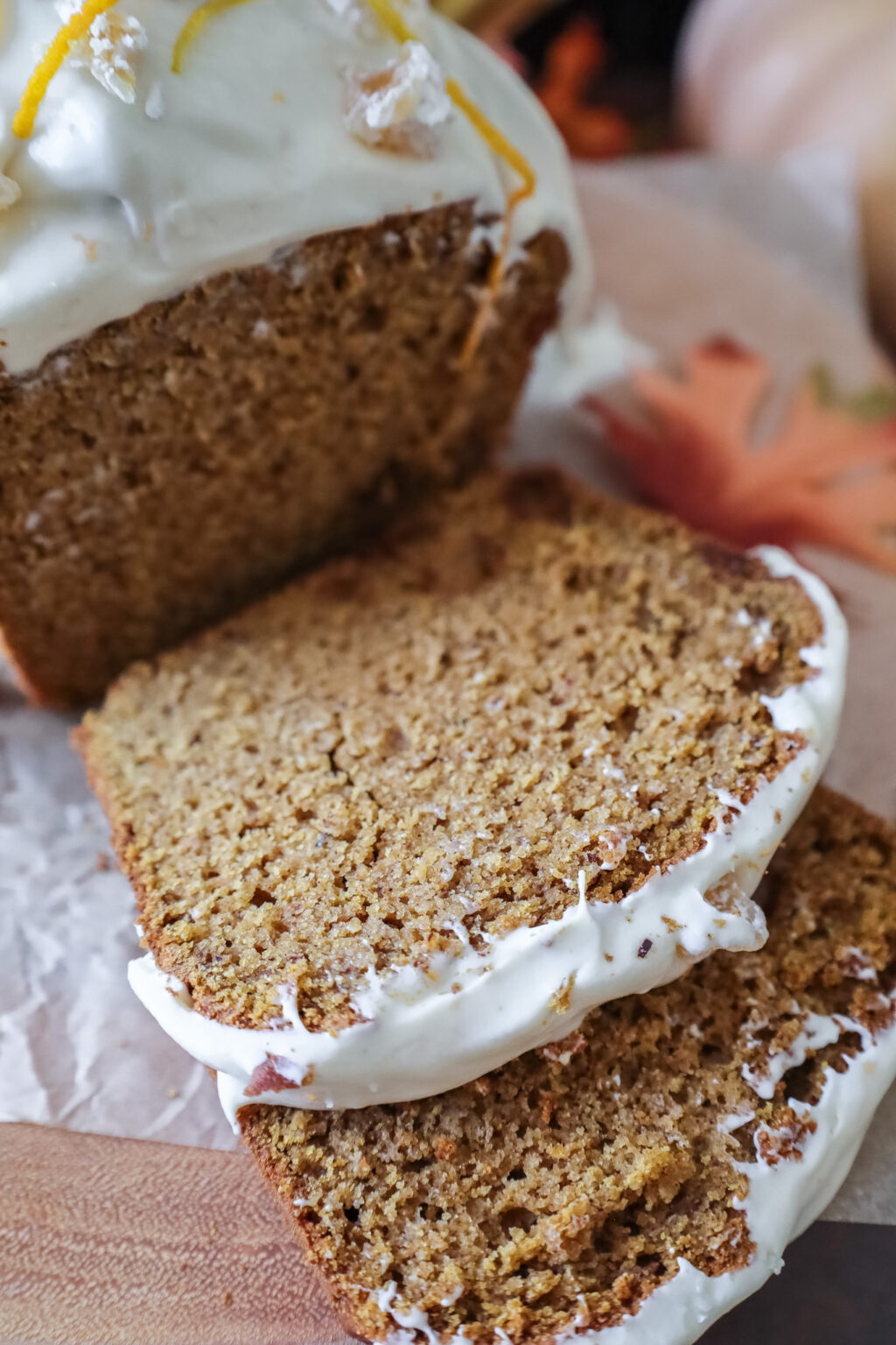 The Perfect Gluten Free Pumpkin Loaf Cake - A Girl Defloured