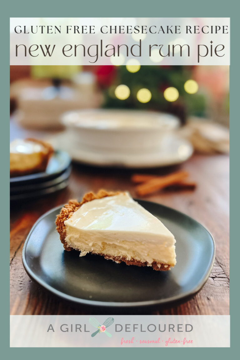 New England Rum Pie - The Most Amazing Gluten Free Cheesecake for the ...